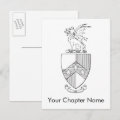 Beta Theta Pi Coat of Arms Postcard | Zazzle