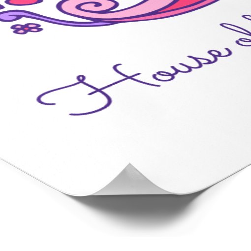 Beth B initial doodle art name meaning Poster | Zazzle