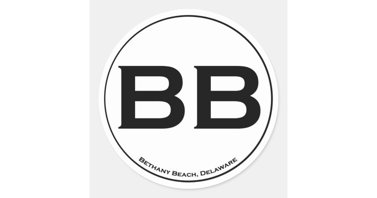 Bethany Beach Stickers | Zazzle