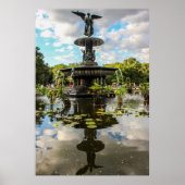 Bethesda Fountain in Central Park Photo Poster | Zazzle