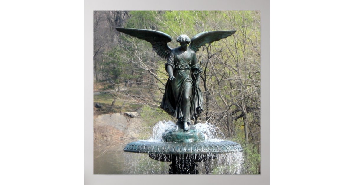 Bethesda Fountain Poster | Zazzle