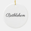 Bethlehem Ceramic Jesse Tree Ornament | Zazzle