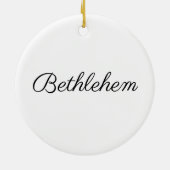 Bethlehem Ceramic Jesse Tree Ornament | Zazzle