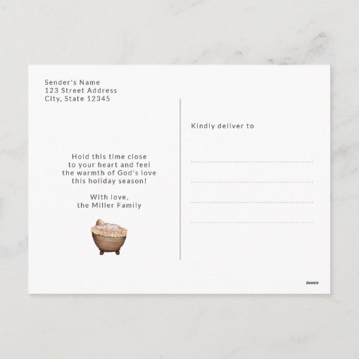 Bethlehem Christian Nativity Christmas Postcards | Zazzle