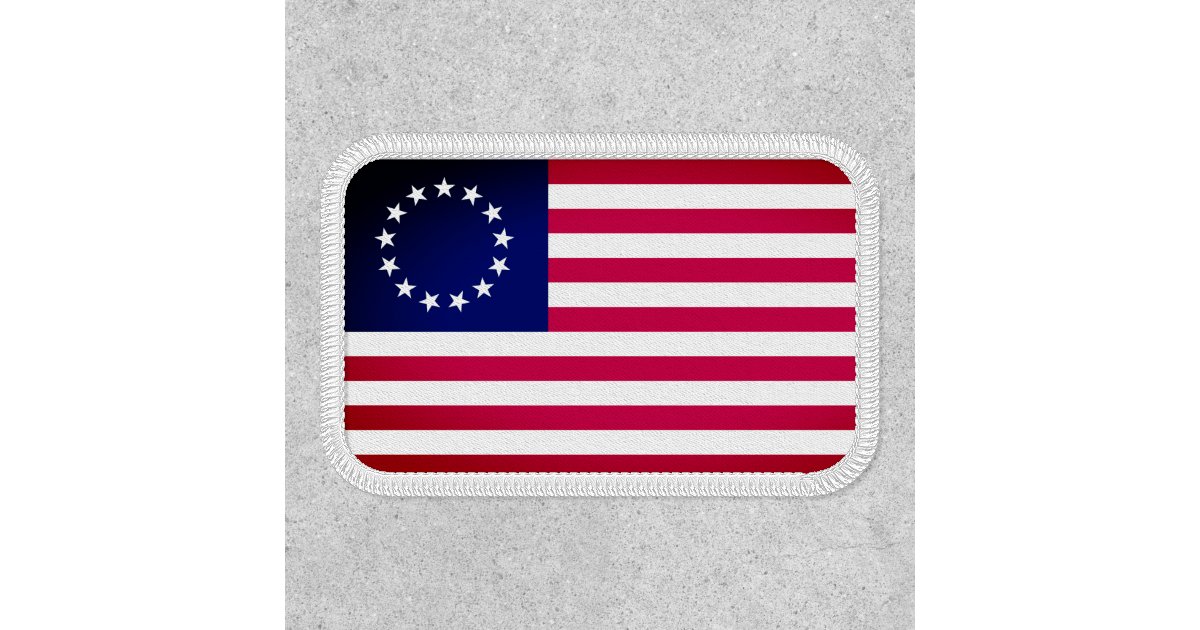 Betsy Ross Flag Patch | Zazzle