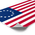 Betsy Ross flag Poster | Zazzle