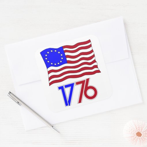 Betsy Ross Flag Sticker | Zazzle