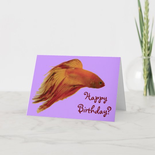 Betta - Birthday Card | Zazzle.com