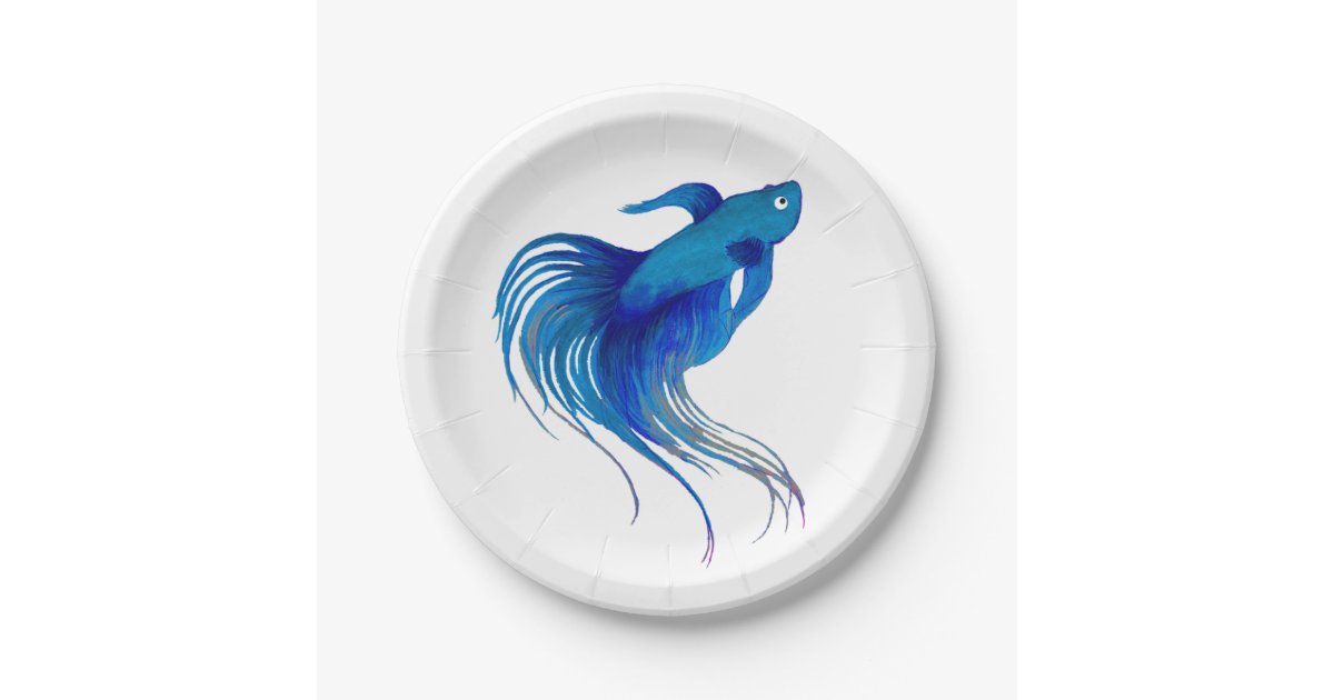Betta Fish Paper Plates | Zazzle
