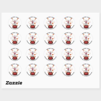 Better Living Through Experimentation Classic Round Sticker | Zazzle