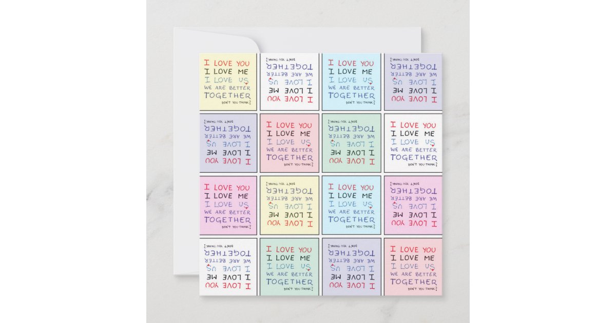 Better Together - Card - Love Love Love | Zazzle