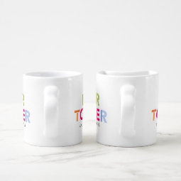 Better Together Rainbow Colors Coffee Mug Set | Zazzle