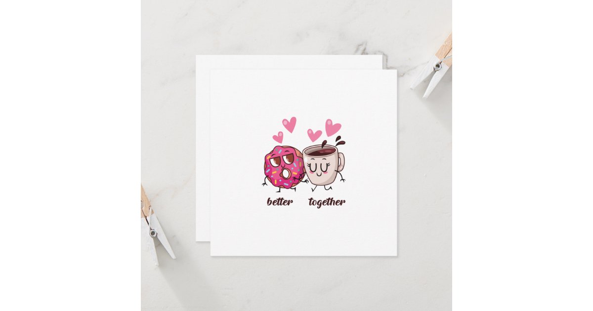 Better Together Valentine's Day Card | Zazzle