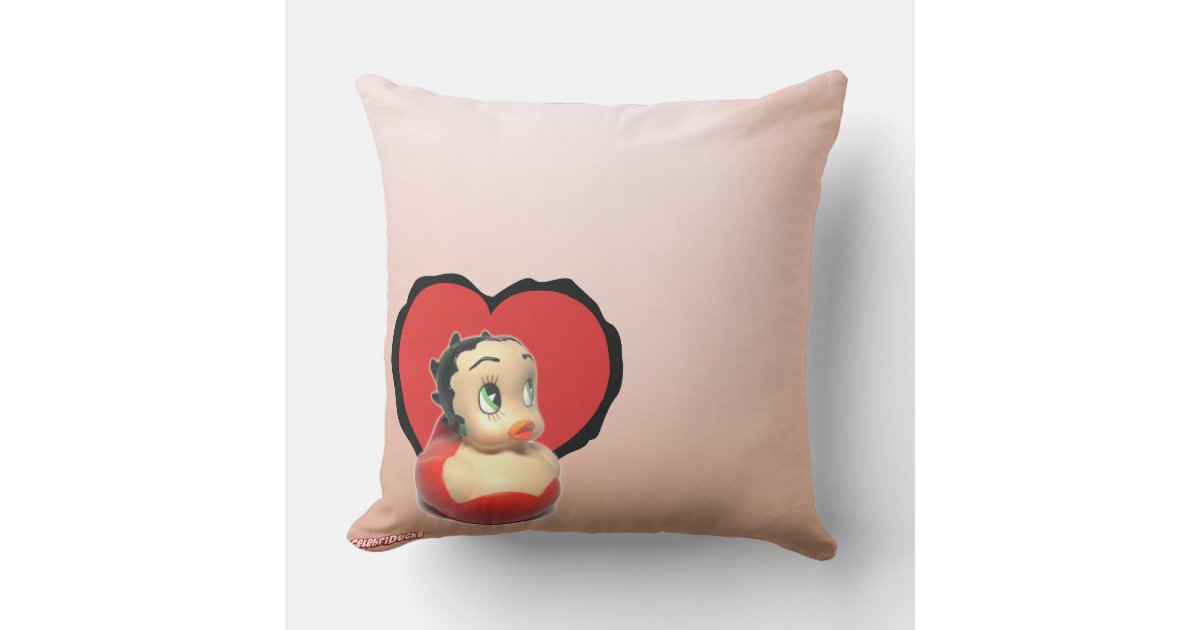 Betty Boop Rubber Duck Pillow CelebriDuck | Zazzle