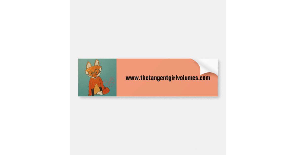Betty Fox Bumper Sticker Zazzle