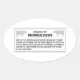 Beware of Invisible Cows, Sign, Hawaii, US Oval Sticker | Zazzle