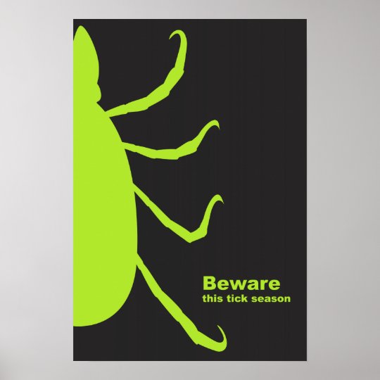 Beware poster | Zazzle.com