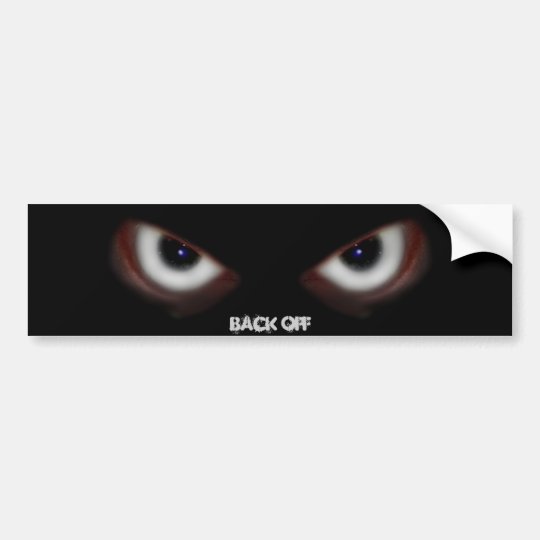 BEWARE THE EVIL EYES BUMPER STICKER | Zazzle.com