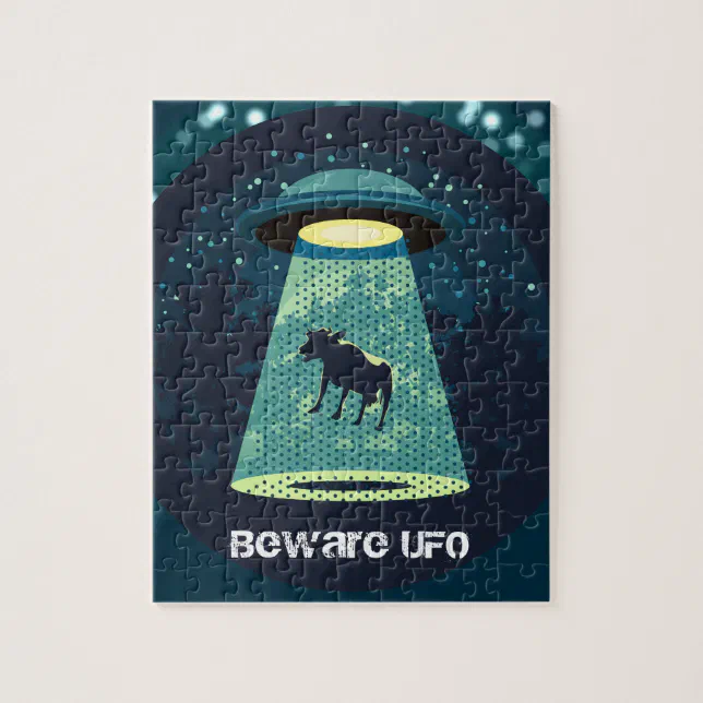 Beware UFO Jigsaw Puzzle | Zazzle