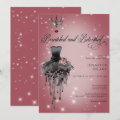 Bewitched & Betrothed Halloween Glam Bridal Shower Invitation | Zazzle