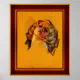 Bewitching Eyes Art Deco Portrait by Zoe Mozert Poster | Zazzle