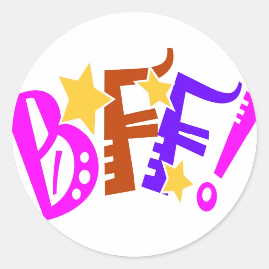 BFF Stickers | Zazzle.com