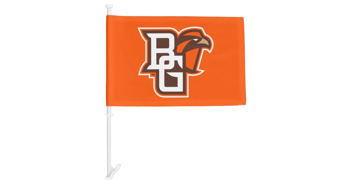 BG Falcons Car Flag | Zazzle