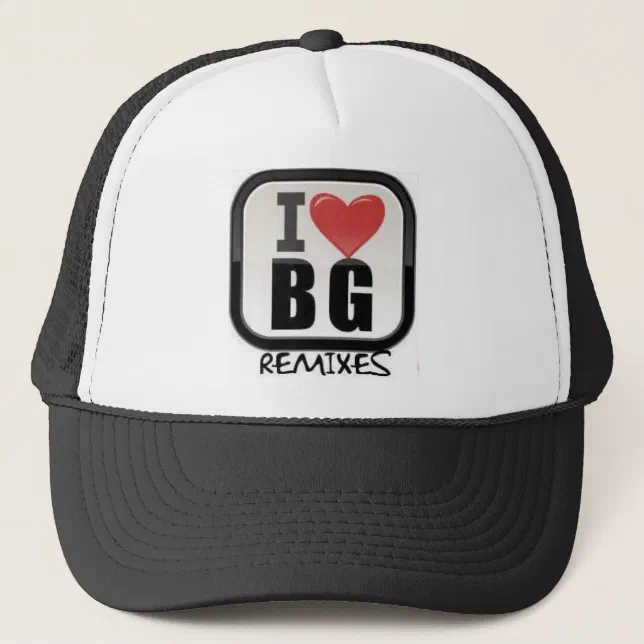BG REMIXES LOGO HAT | Zazzle