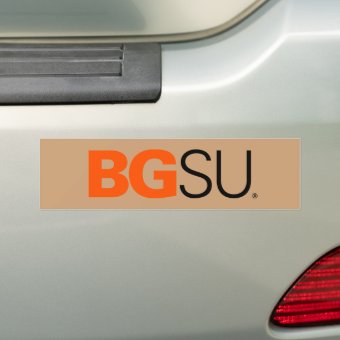 BGSU Institutional Logo Bumper Sticker | Zazzle