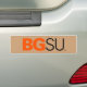 BGSU Institutional Logo Bumper Sticker | Zazzle
