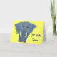 BH- Artistic Elephant Get Well Soon Card | Zazzle