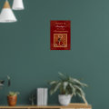 Bharatanatyam Arangetram welcome sign, personalize Poster | Zazzle