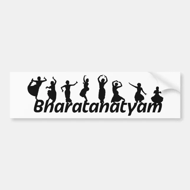 Bharatanatyam Bumper Sticker | Zazzle