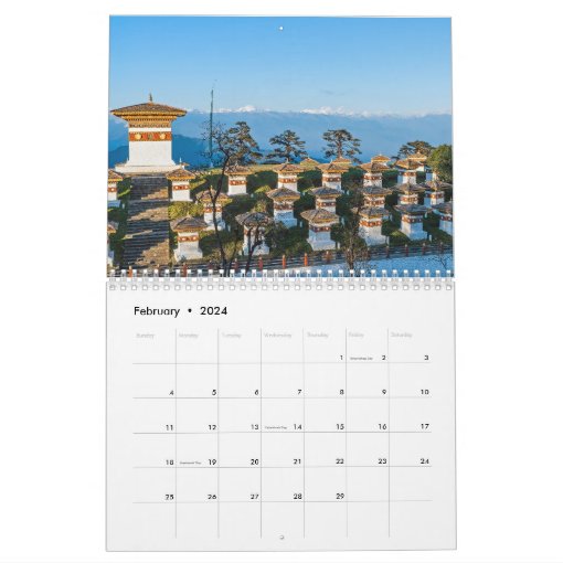 Bhutan Calendar | Zazzle