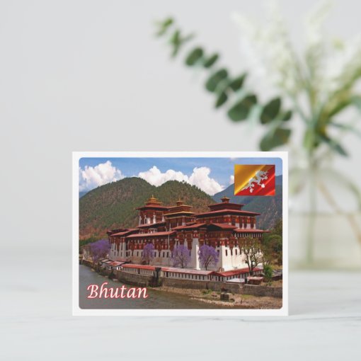 Bhutan - Punakha - Postcard | Zazzle