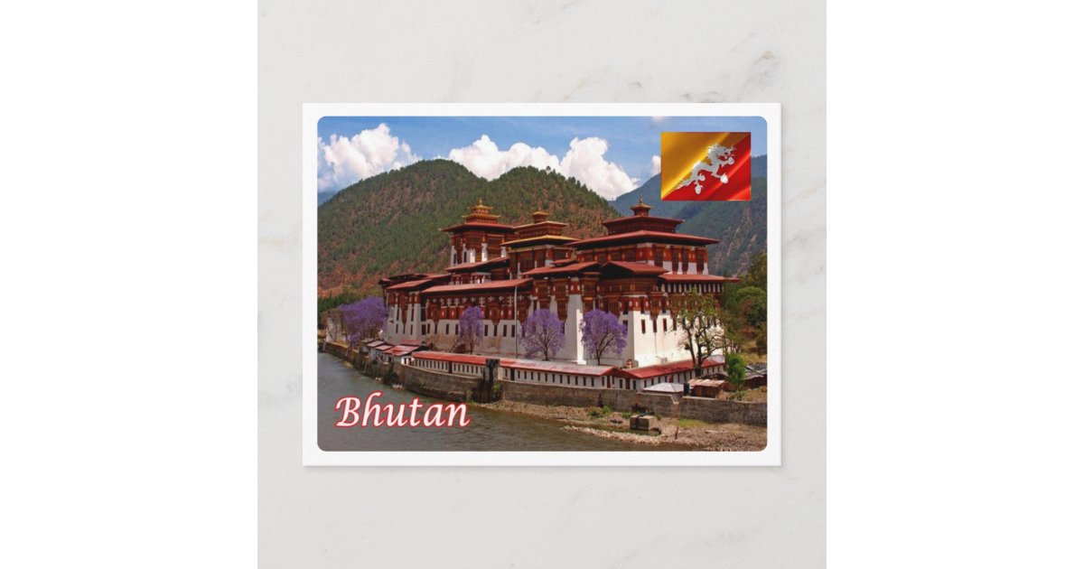 Bhutan - Punakha - Postcard | Zazzle