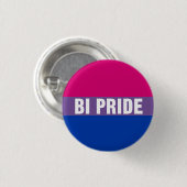 Bi Bisexual Pride Flag Button | Zazzle