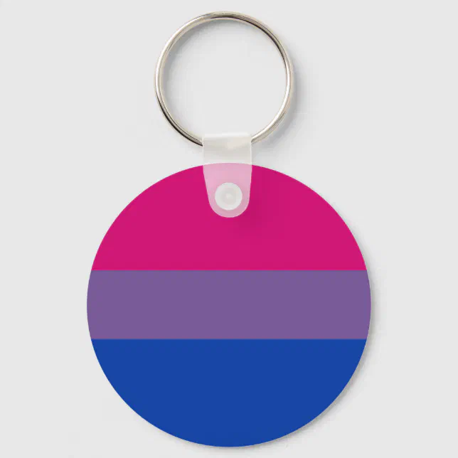 Bi Pride Flag Keychain (Classic) | Zazzle