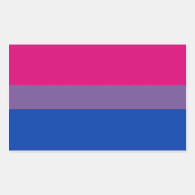 Bi Pride Flag Sticker Sheets (Rectangle) | Zazzle