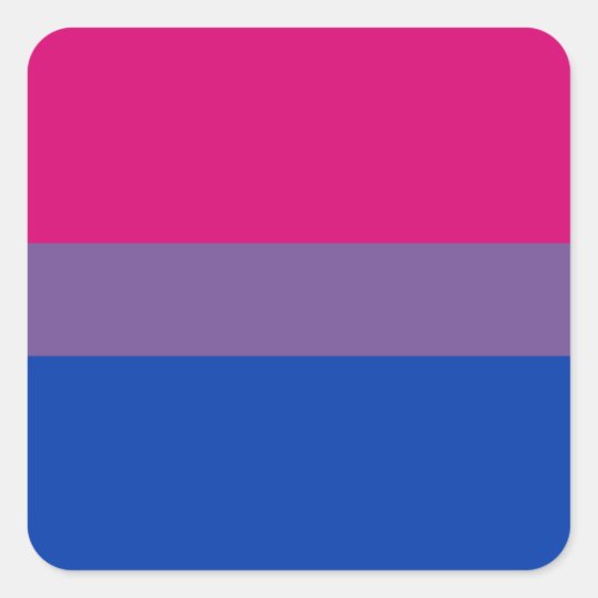 Bi Pride Flag Sticker Sheets (Square) | Zazzle.com