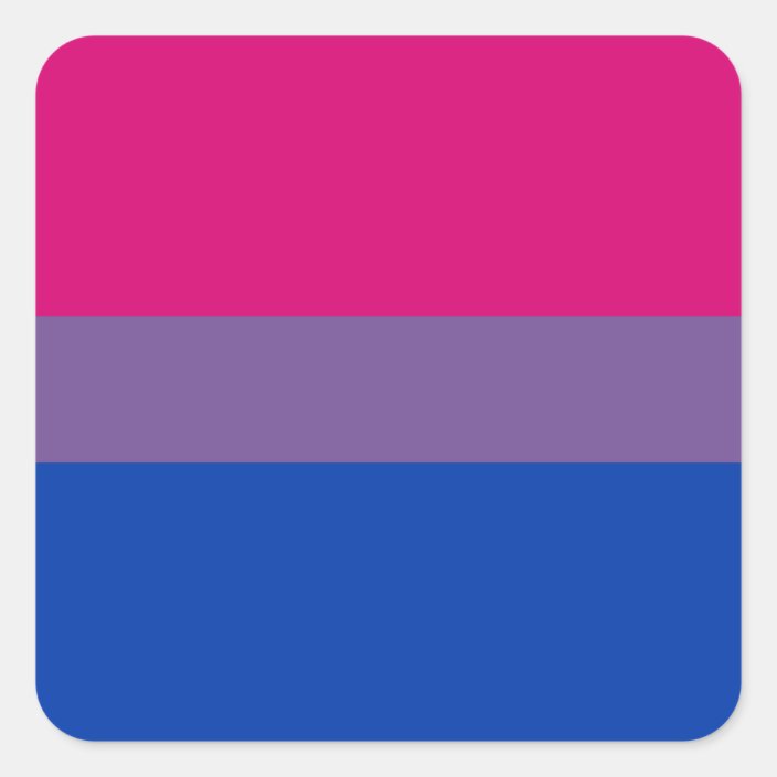 Bi Pride Flag Sticker Sheets (Square) | Zazzle.com