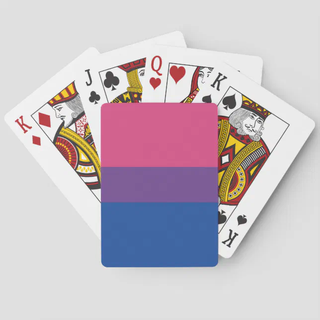 bi themed playing cards | Zazzle