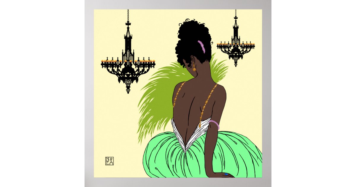 Bianca in Green - Prints/Posters Poster | Zazzle