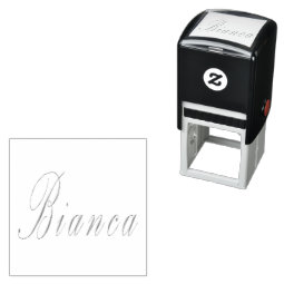 Bianca Name Logo, Self-inking Stamp | Zazzle