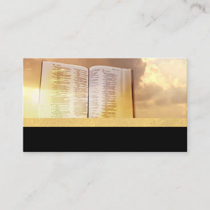 Bible Christian Light God Sky Business Cards | Zazzle