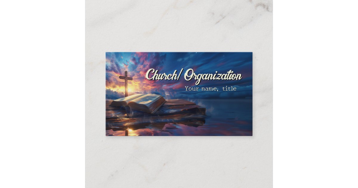 Bible-Christianity-Religious Business Card | Zazzle