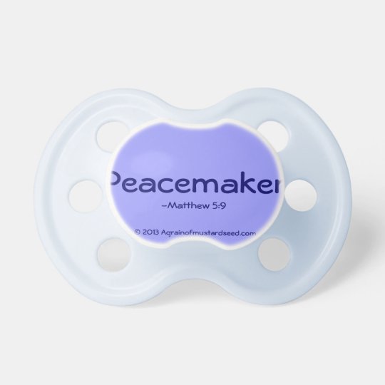 For this child I have prayed Bible Verse Pacifier | Zazzle.com