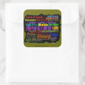 Bible Quotes Square Sticker | Zazzle