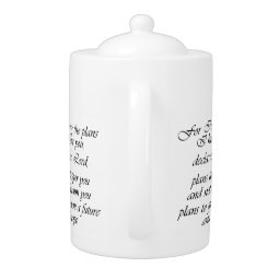 Bible Scripture Christian Inspiration Teapot | Zazzle