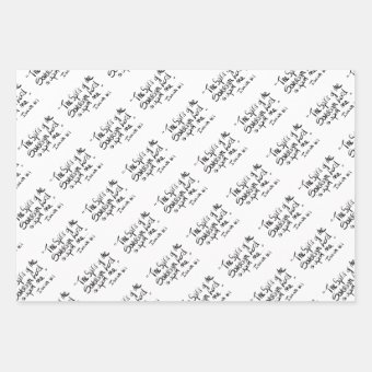 Bible Scripture Religious Text Quote Wrapping Paper Sheets | Zazzle